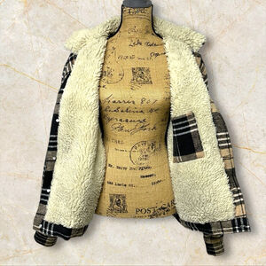 ABS - ENT | Jackets & Coats | 432 Mens Abs Ent Sherpa Plaid Jacket ...